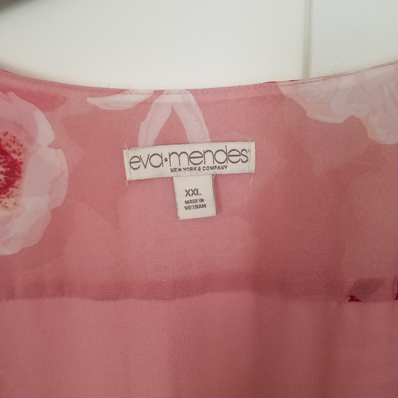 eva mendes for New York & Company | Dresses | Eva Mendez Wrap Floral ...